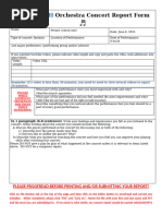 How to Write a Concert Report | PDF | Choir | Emotions