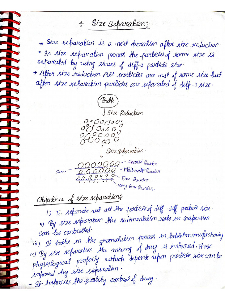 Size Separation | PDF