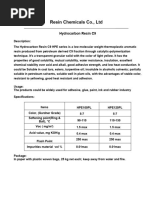 Henghe Hydrocarbon Resin Overview | PDF | Materials | Chemistry