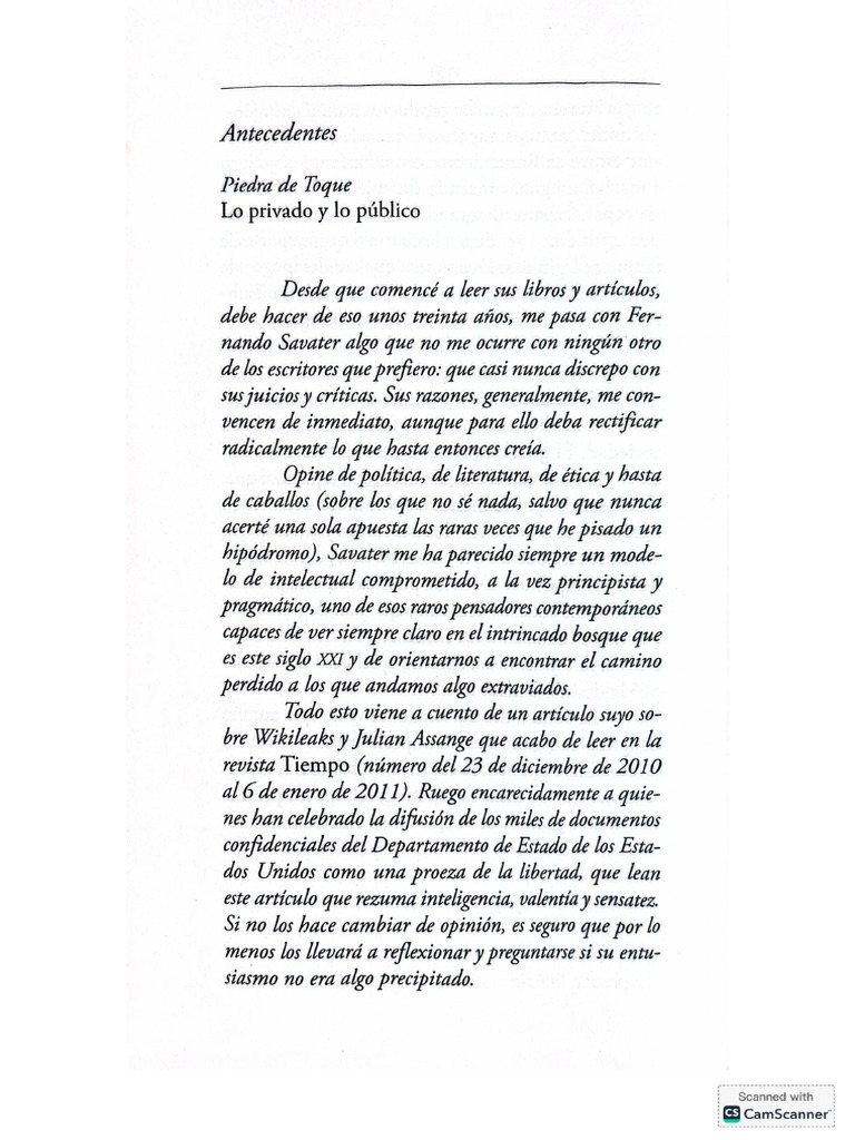 La Civilizacion Del Espectaculo Lo Priva | PDF