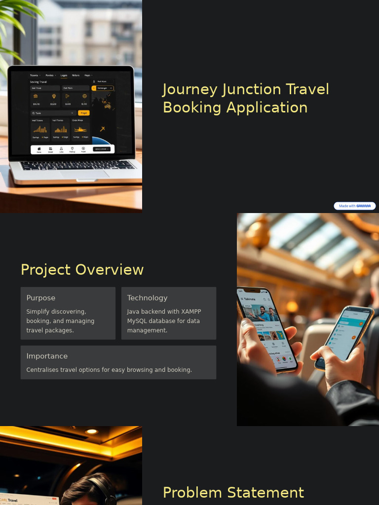Journey Junction Travel Booking Application | PDF