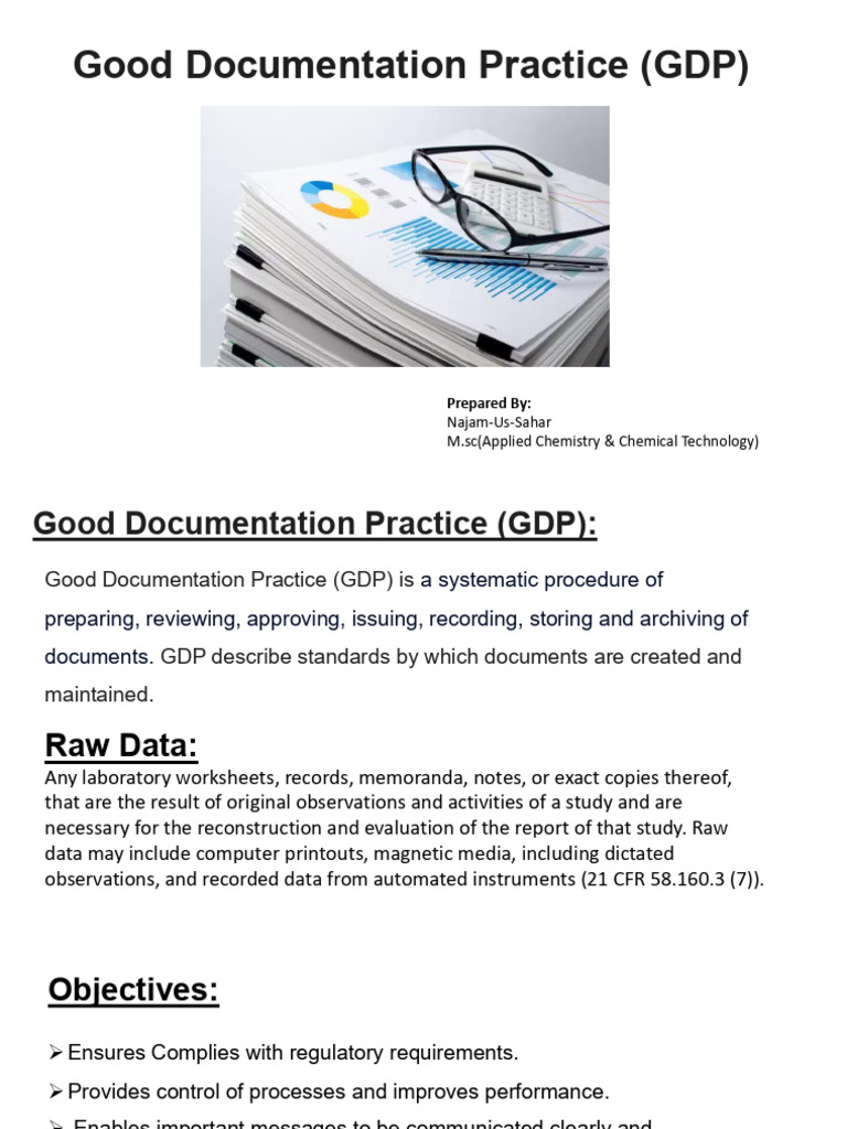Good Documentation Practices | PDF | Signature | Calibration