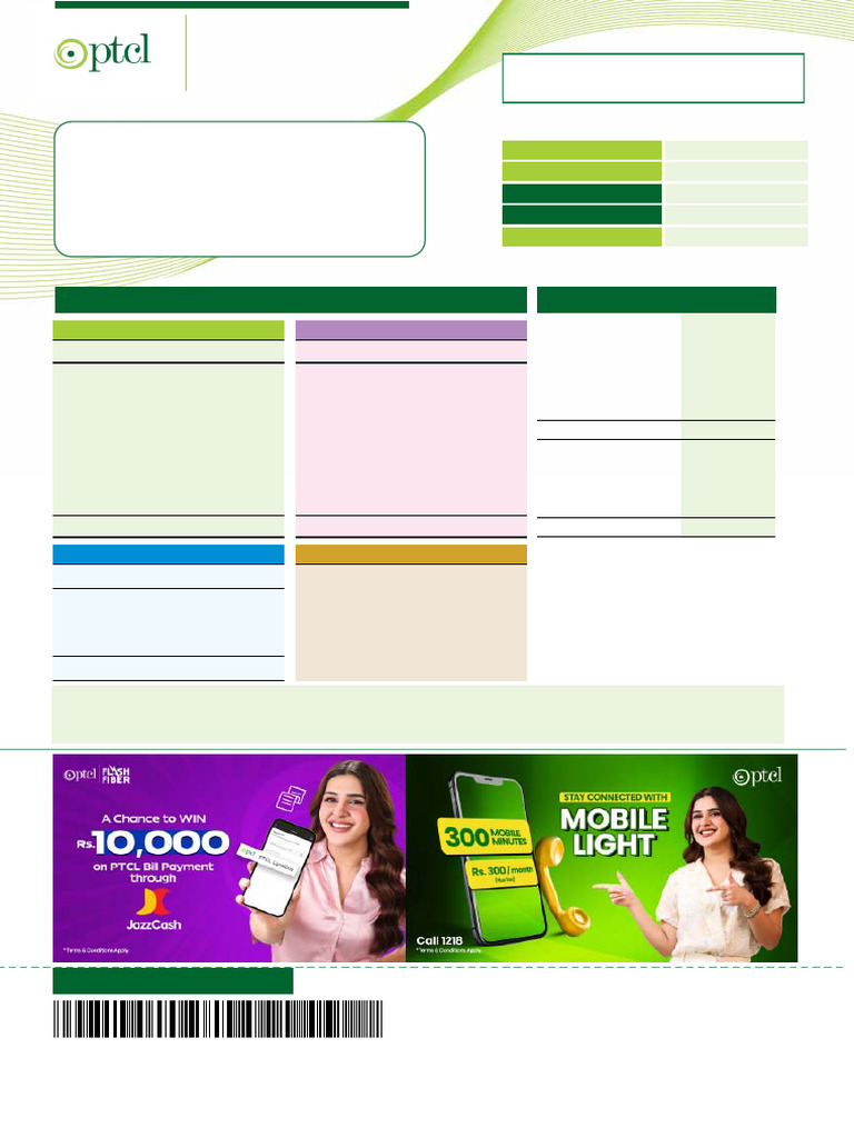 Monthly Bill | PDF | Service Industries | Payments