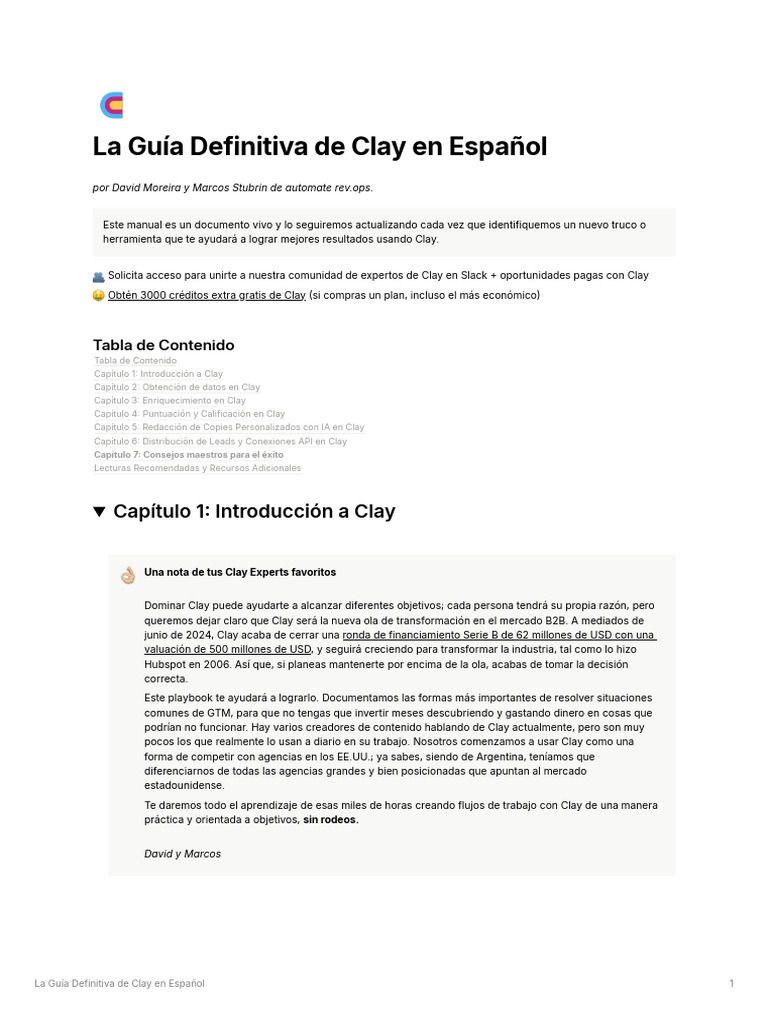 Integración de Scrapemagic en Clay | PDF | Inteligencia artificial ...
