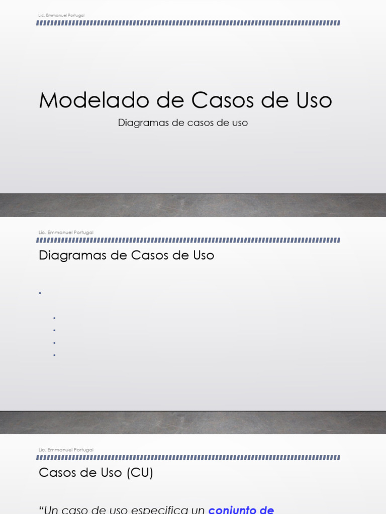 Modelado de Casos de Uso | PDF | Caso de uso | Informática