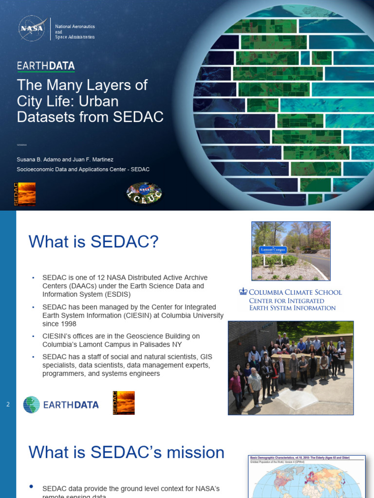 Earthdat Webinar SEDAC Urban Dec4 2024 | PDF | Particulates | Air Pollution