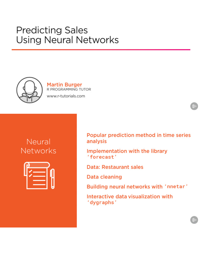 Predicting Sales Using Neural Networks Slides | PDF | Forecasting | Mathematical Economics