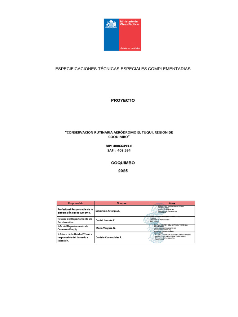 3-Especificaciones Técnicas Complementarias | PDF | Aeropuerto
