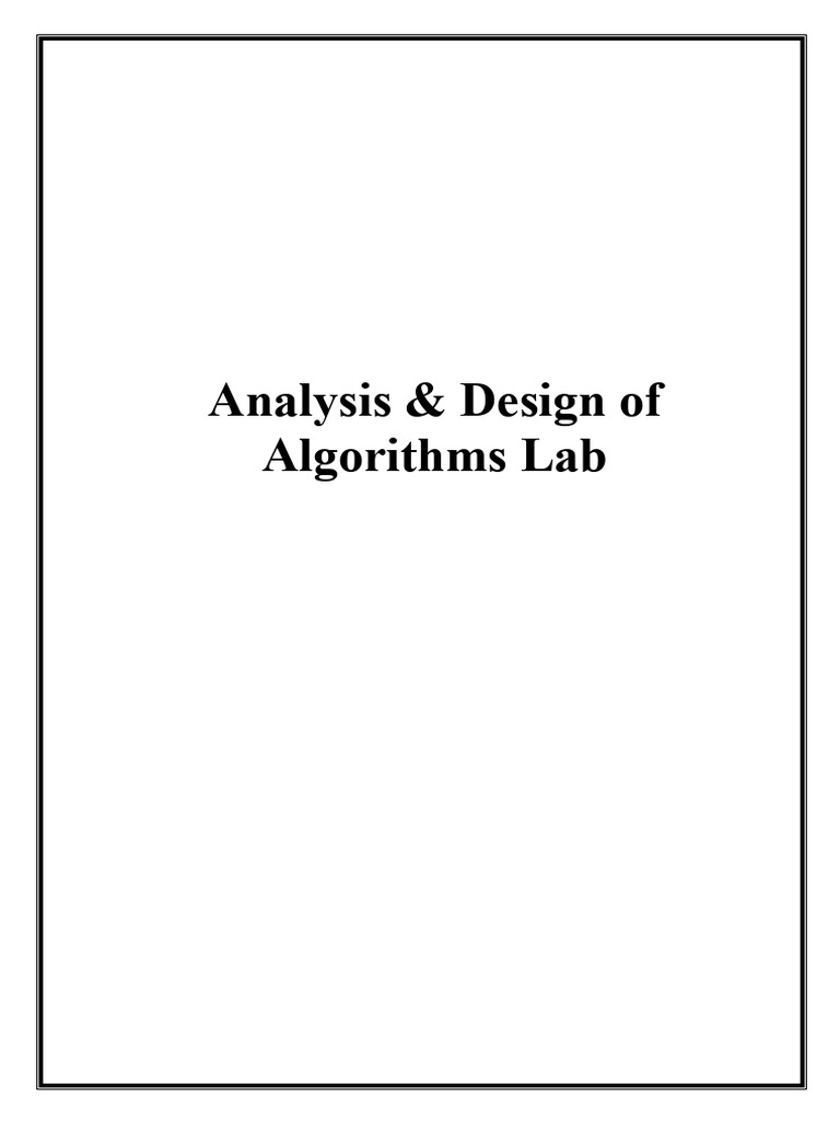 ADA LAB Manual VTU 2022 Scheam | PDF | Mathematical Relations | Computer Programming