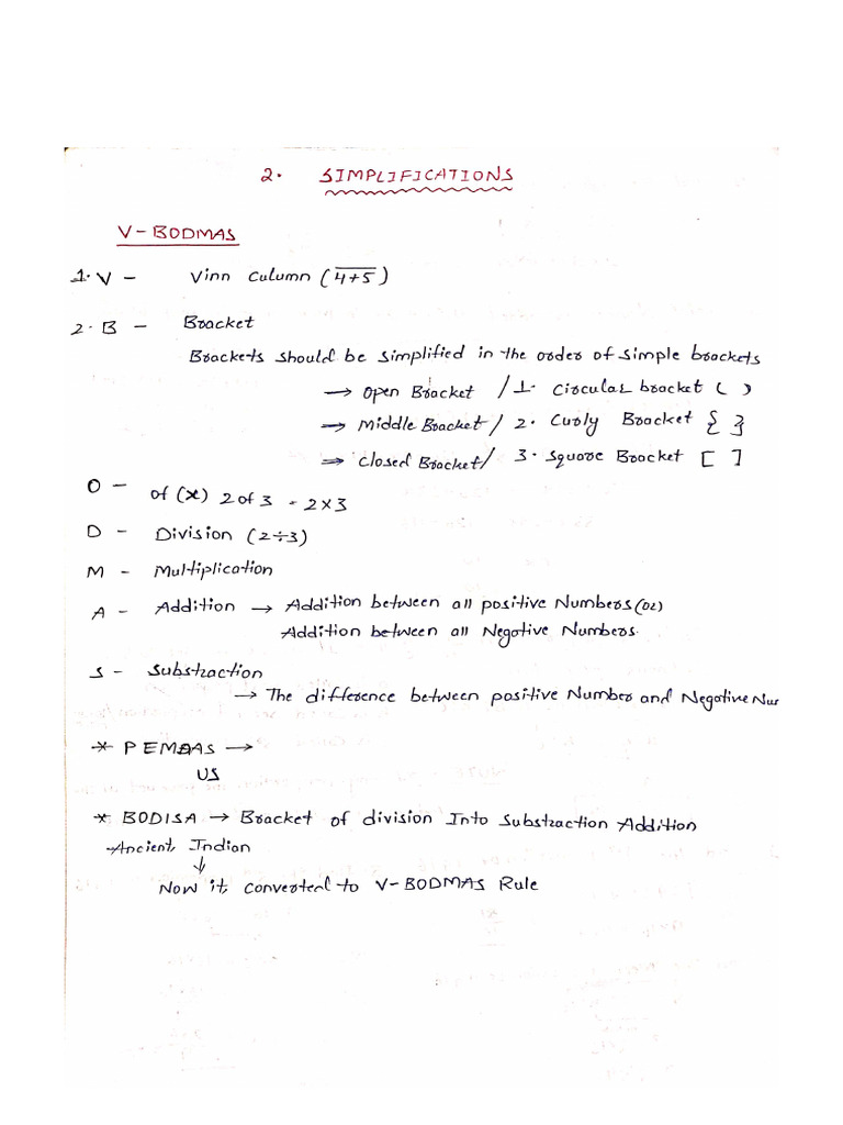 Simplifications, Fractions and Decimals | PDF | Lexicology | Mathematics