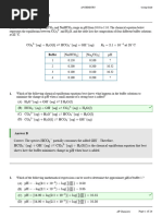Unit 8 Progresscheckmcq | PDF | Buffer Solution | Acid