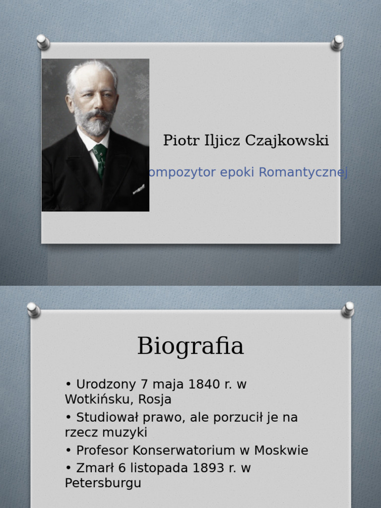 Czajkowski Prezentacja | PDF