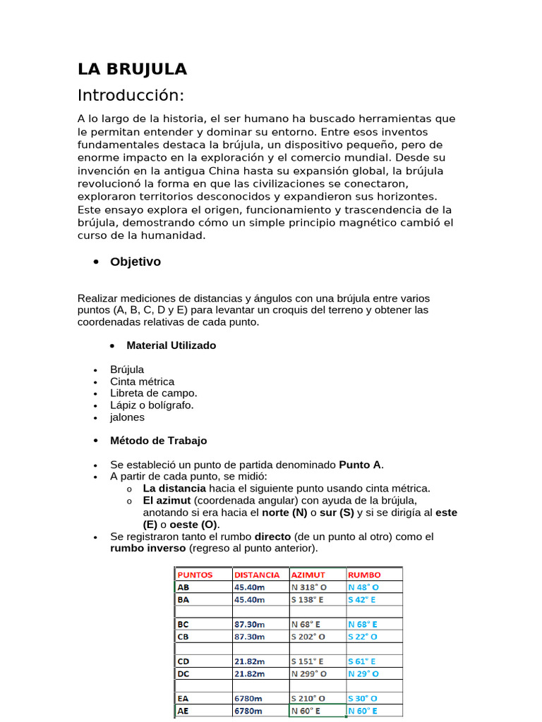 La Brujula | PDF | Brújula
