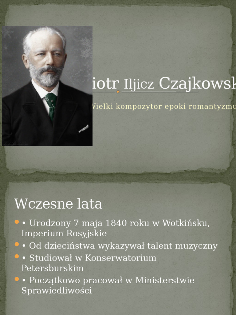 Czajkowski Nowa Prezentacja | PDF
