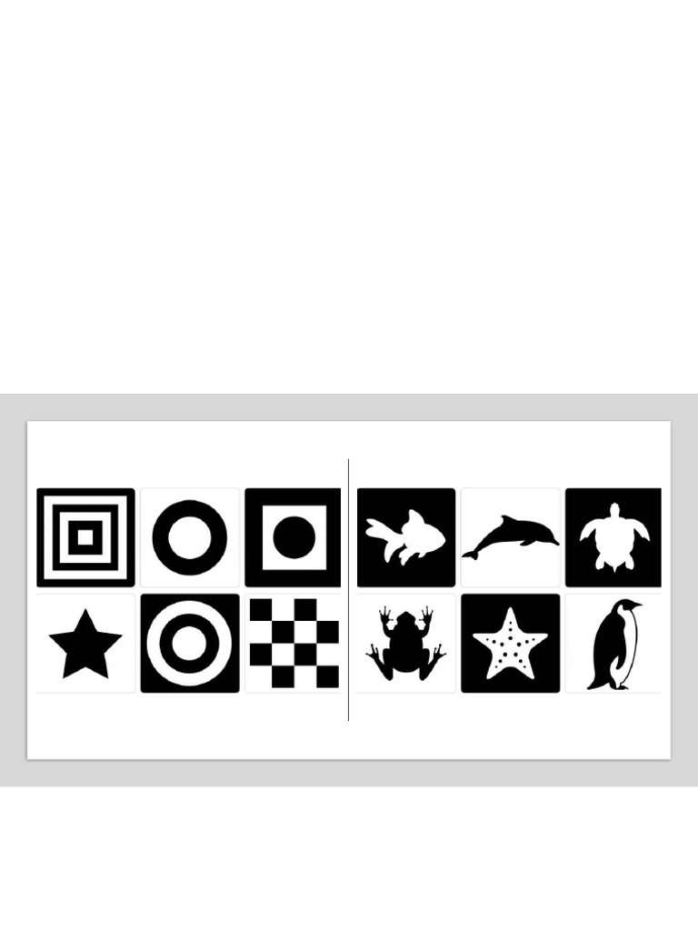 Black and White Cards For Babies | PDF