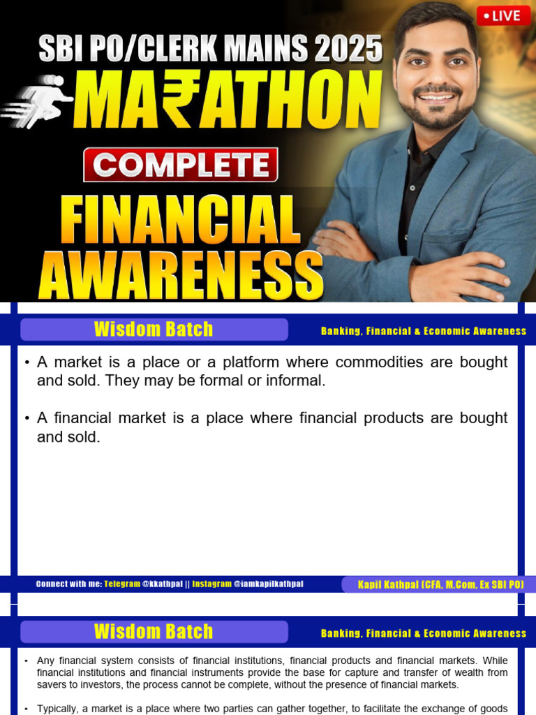 Financial Market Awareness (Session 1-4) - 61146575 - 2025 - 06 - 07 ...