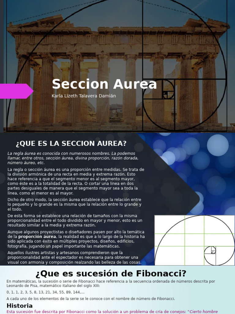 Proporción Aurea | PDF | Matemáticas