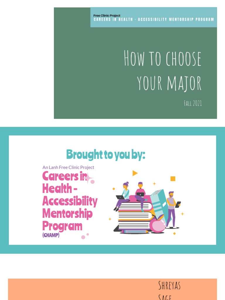 How To Choose Your Major | PDF | Science