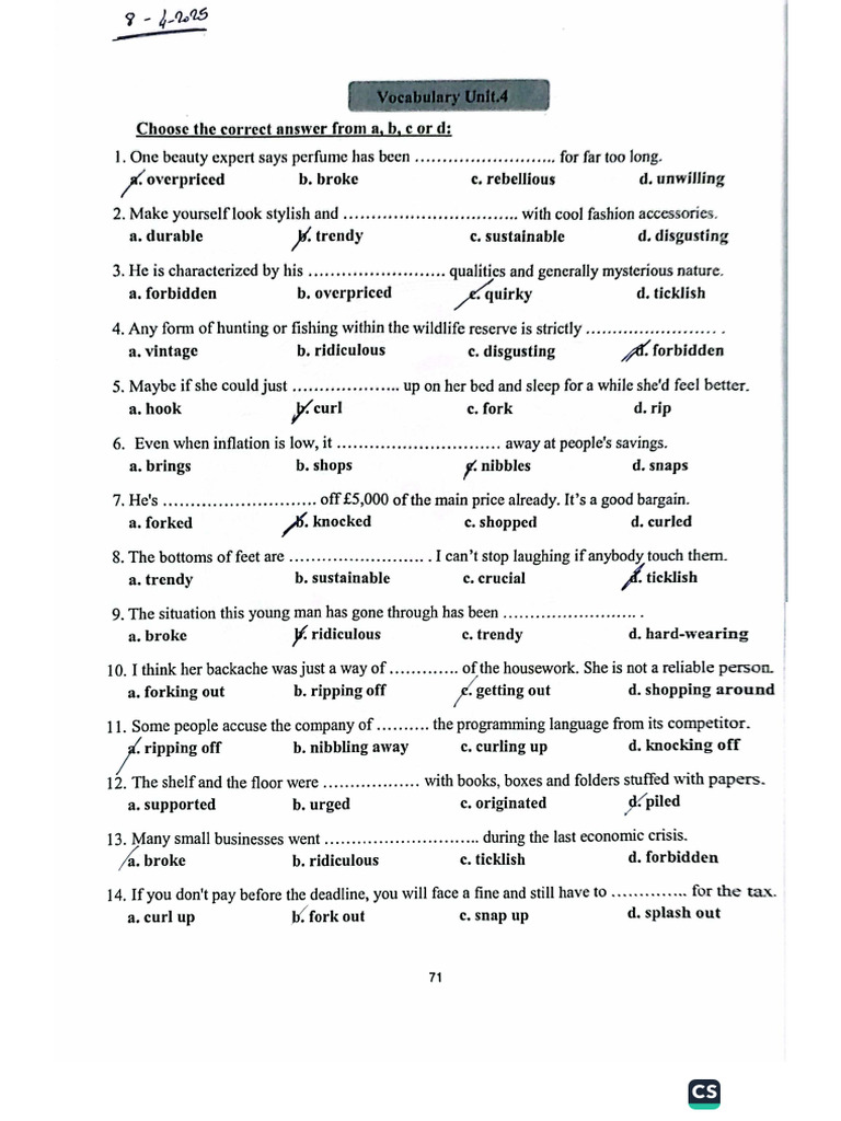 Answers of Module 4 | PDF