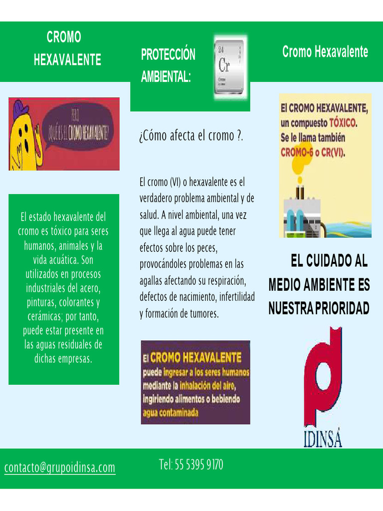 Efectos del Cromo Hexavalente en Salud | PDF | Cromo | Contaminación