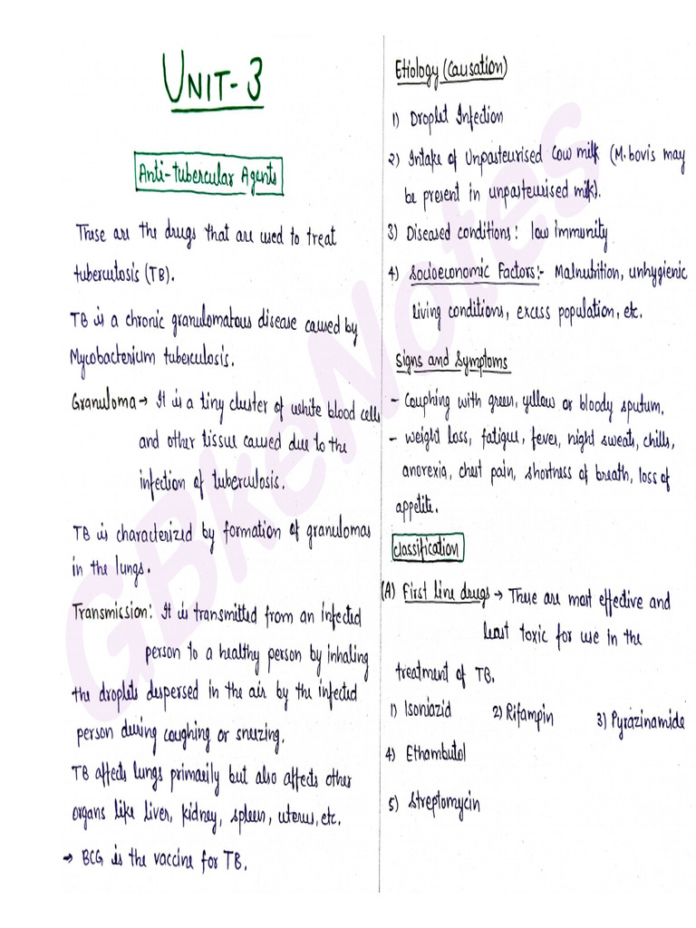 Unit 3 Pharmacology 3 6th Sem Rotated | PDF