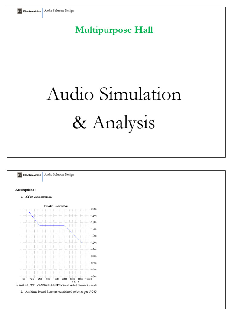 MPH -Audio Simulation Analysis | PDF