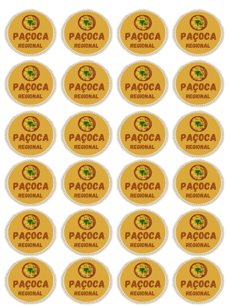 Documento A4 Adesivo Circular Bolo no Pote Rosa e Preto Simples (1) | PDF