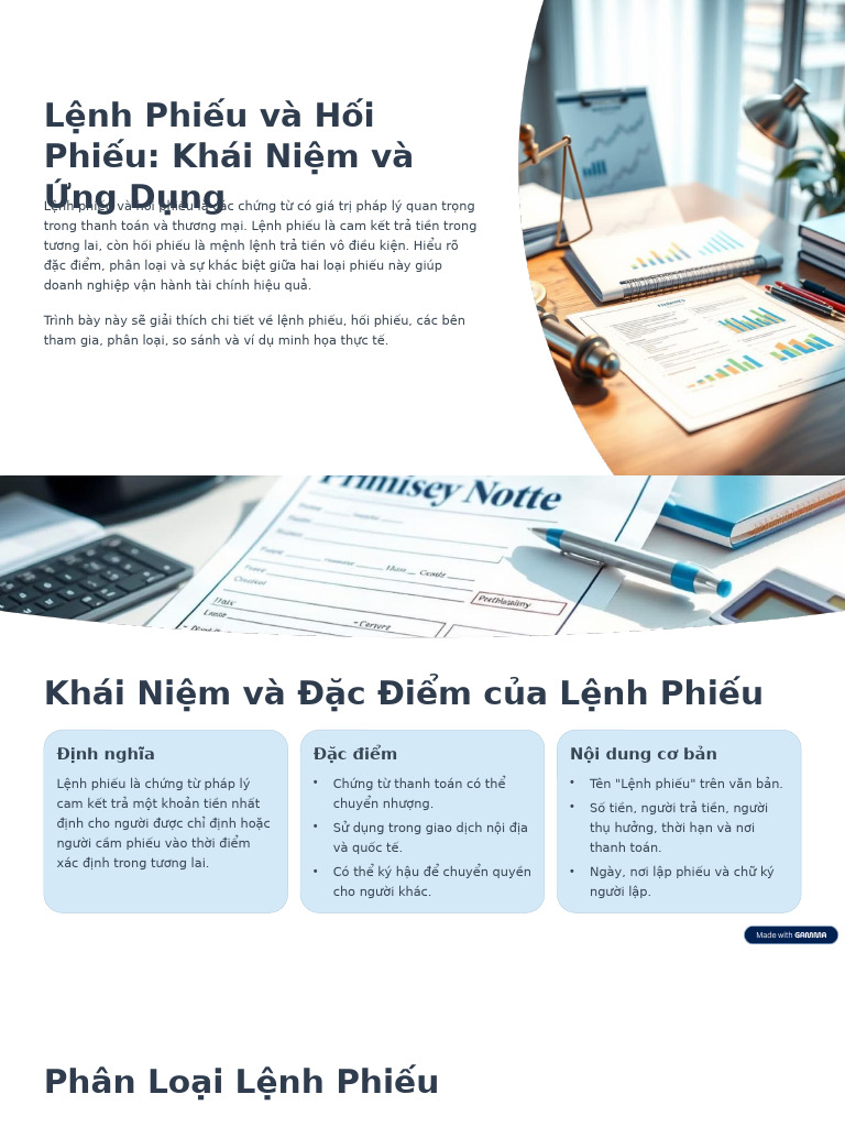 Lenh Phieu Va Hoi Phieu Khai Niem Va Ung Dung | PDF