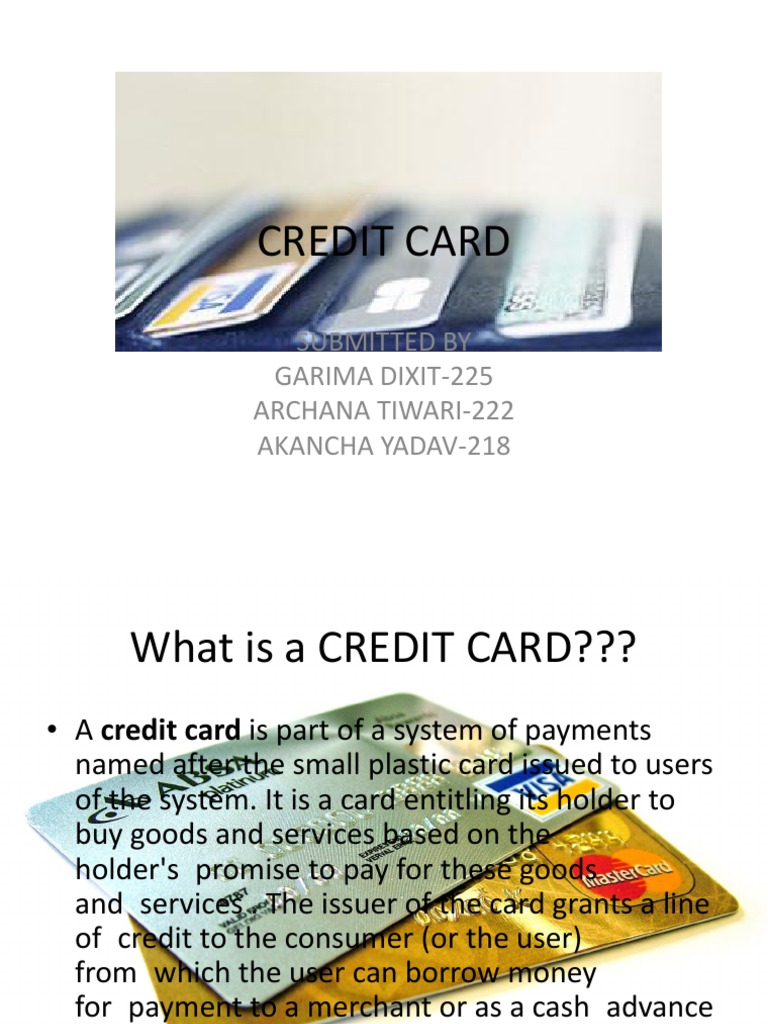 Credit Card | PDF | Credit Card | Credit (Finance)