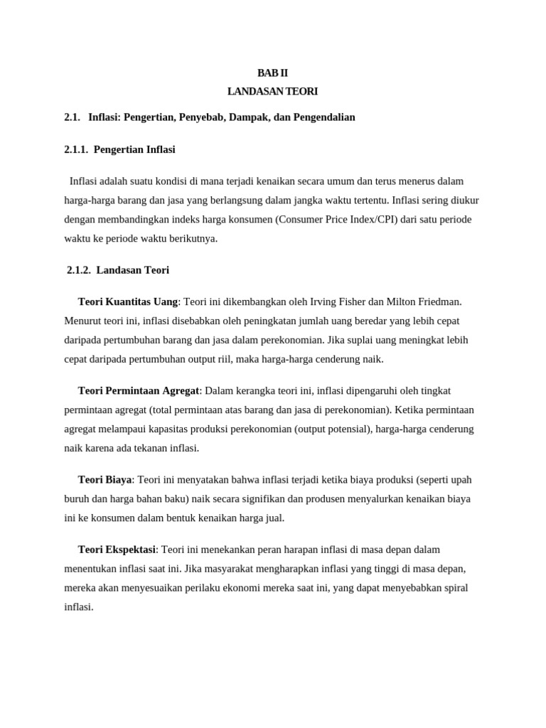 Bab II Landasan Teori | PDF