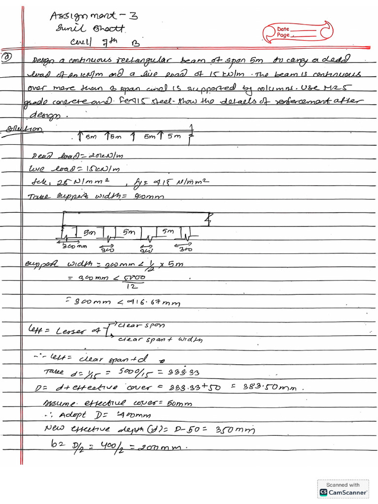 RCC Assignment 3 Sunil Bhatt | PDF