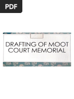 Moot Court Memorial Drafting Guide | PDF | Appeal | Jurisdiction