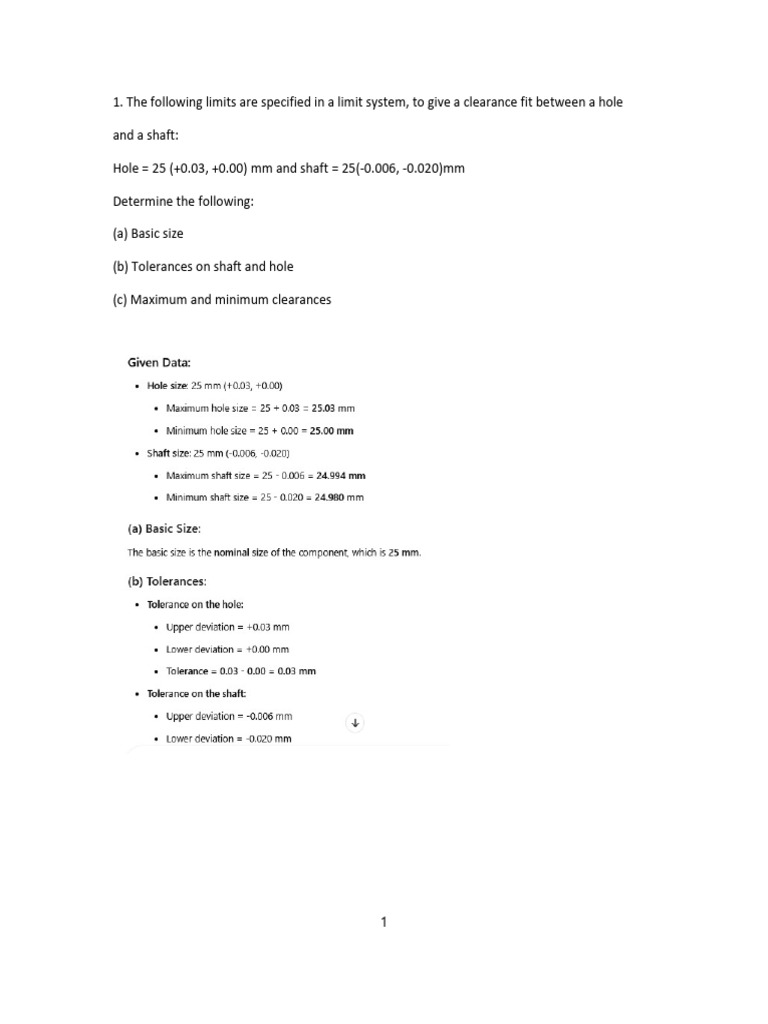 Engineering Tolerances and LVDT Explained | PDF