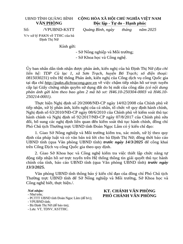 CV Chuyen Xy Lyc PAKN Cua Ba DINH THI NU | PDF