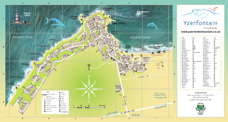 Yzerfontein Area Map and Guide | PDF