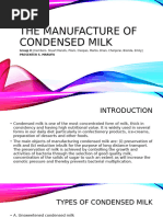 Doreen Condensed Milk Pricing Guide | PDF | Dairy | Cattle Products