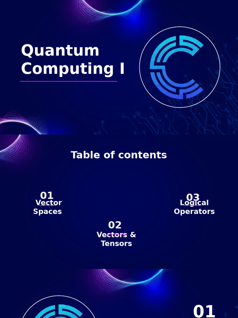 Quantum Computing: Vectors, Tensors, Logic | PDF