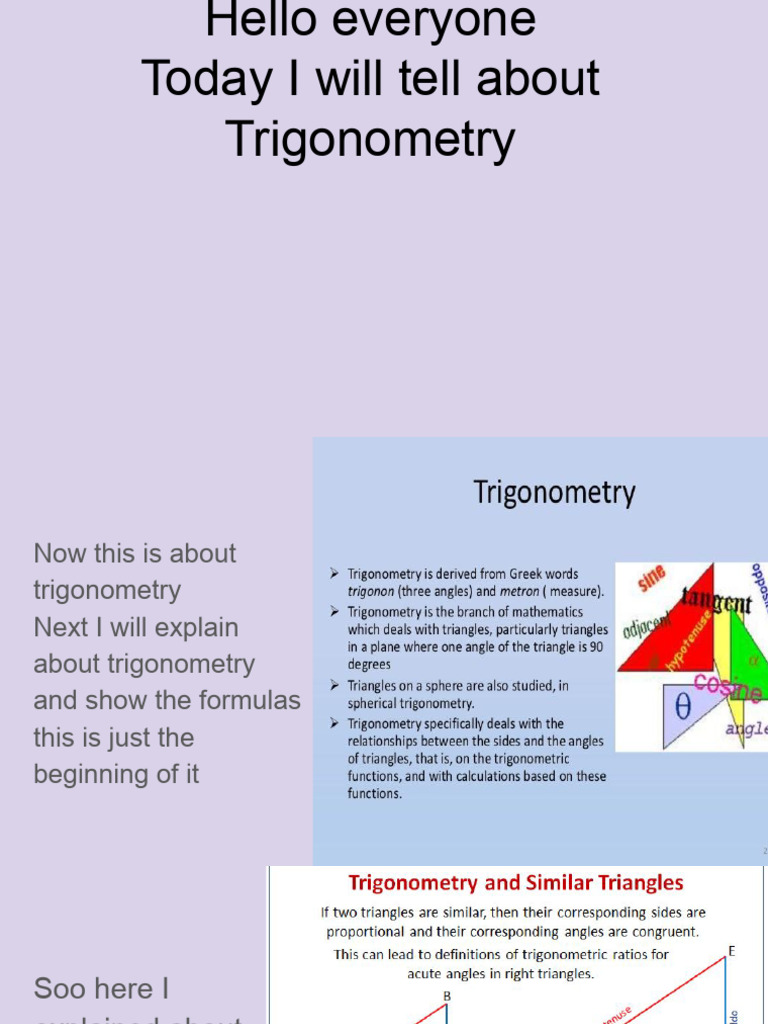 Trignometry | PDF
