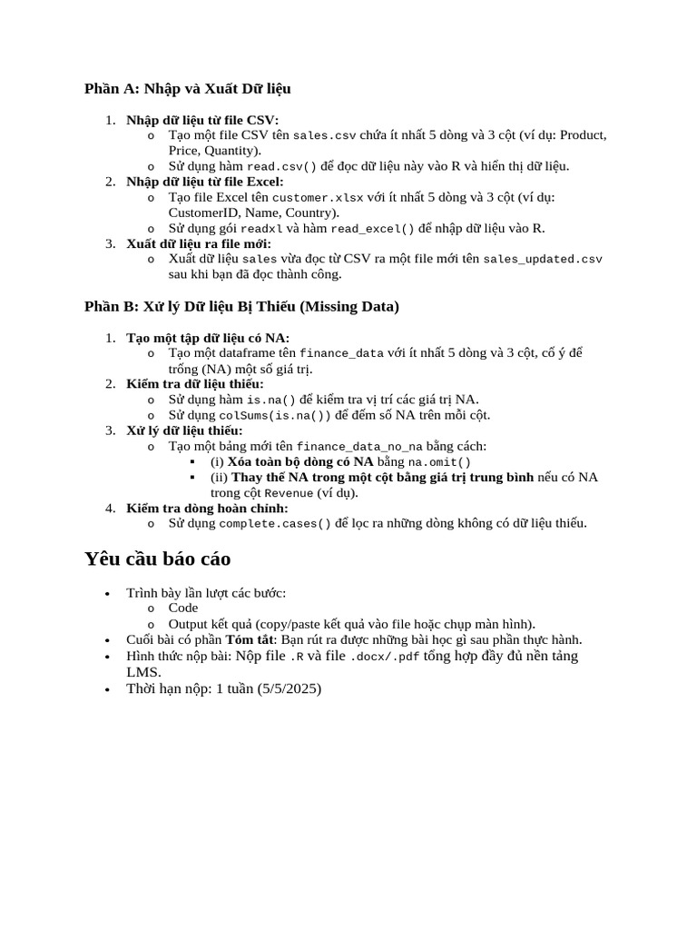 Baitap 1 - NhậpDữ Liệu | PDF