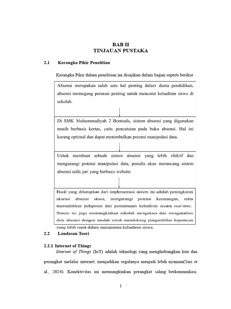 Contoh Penulisan Bab 02 | PDF