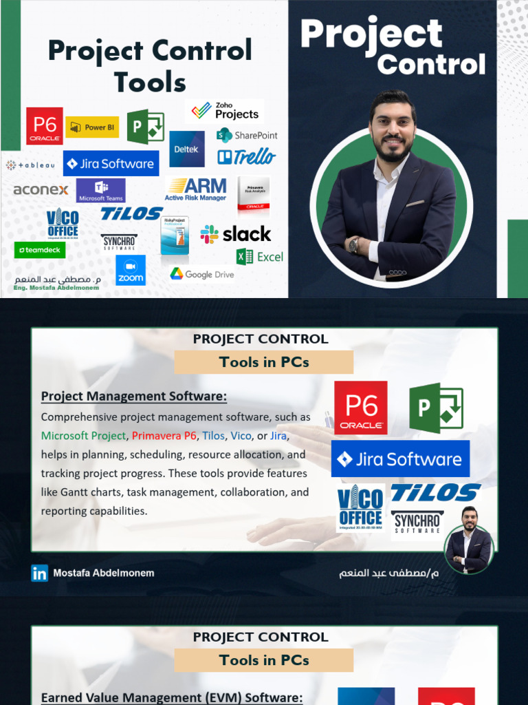 Project Control Tools Mostafa Abdelmonem 1702147663 | PDF | Project Management | Information ...