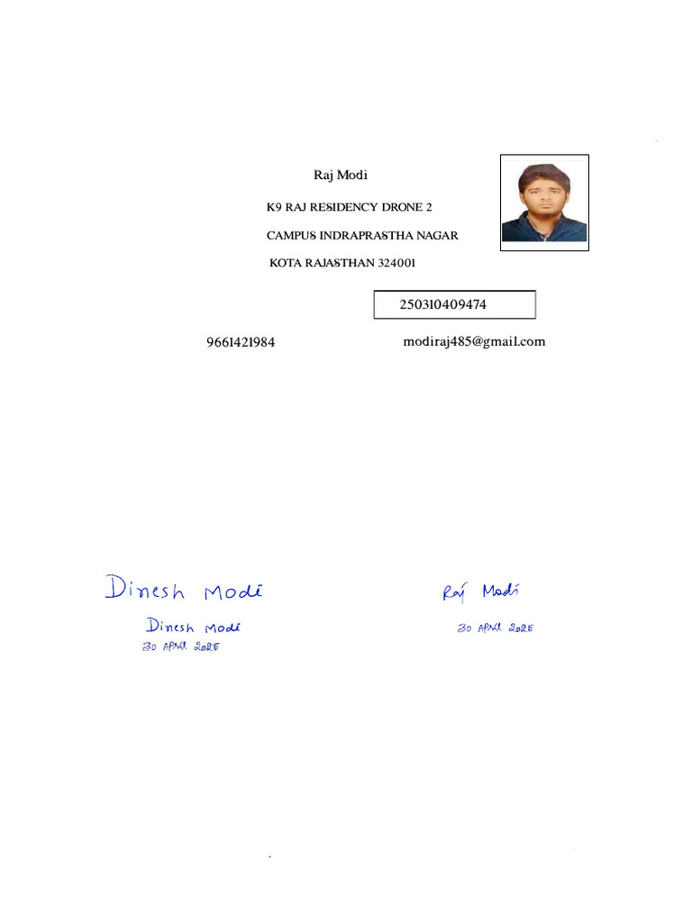 Declaration By The Candidate In Lieu Of Obc Ncl Certificate Pdf