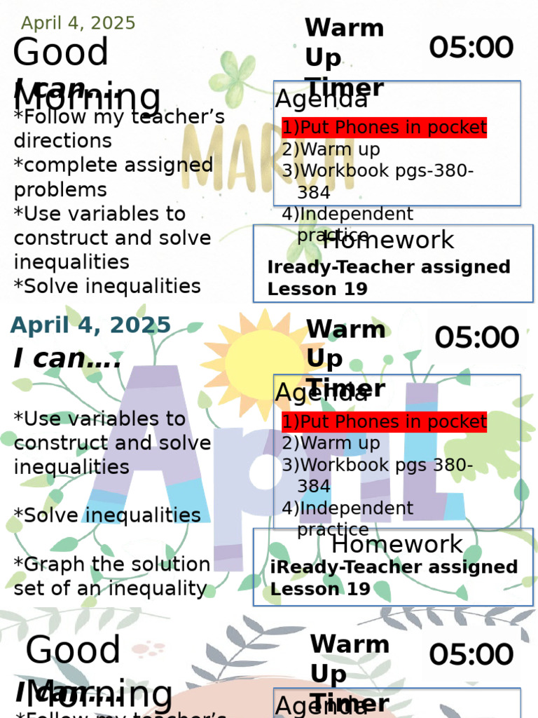 Virtual Meeting Timer Slides - SpringFreebie | PDF