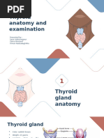 OSCE Thyroid Exam Guide | PDF | Thyroid | Neck