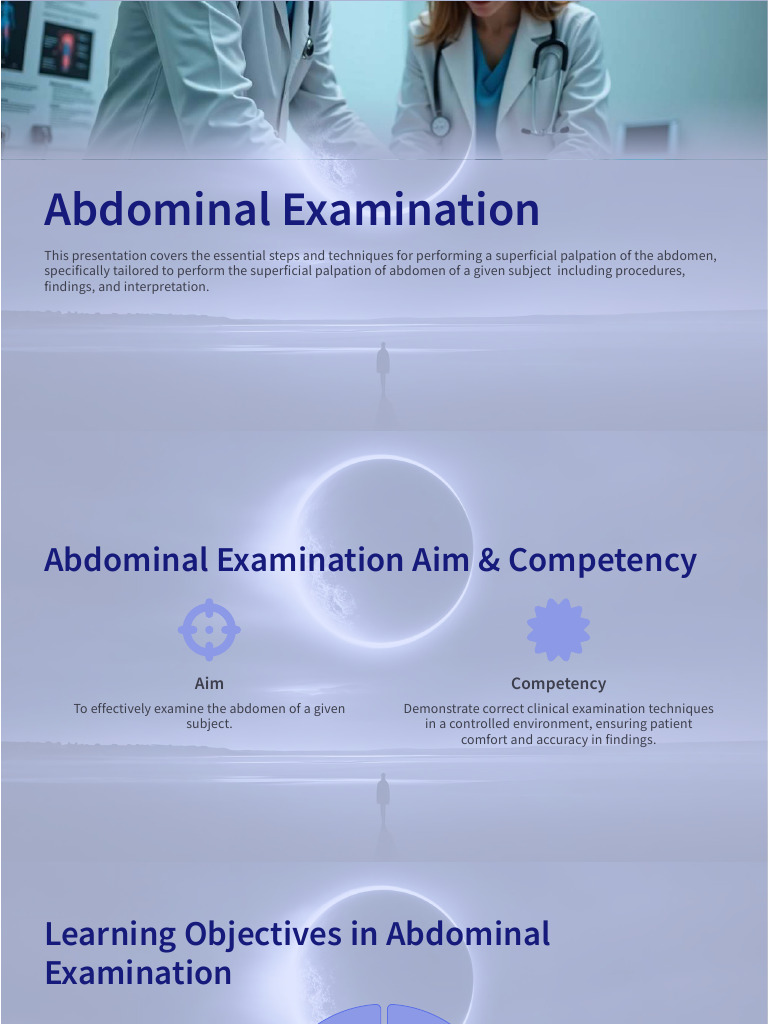 Abdominal Examination Techniques Guide | PDF | Clinical Medicine ...