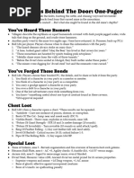 Stonehell Dungeon: Level 1A Overview | PDF | Nature