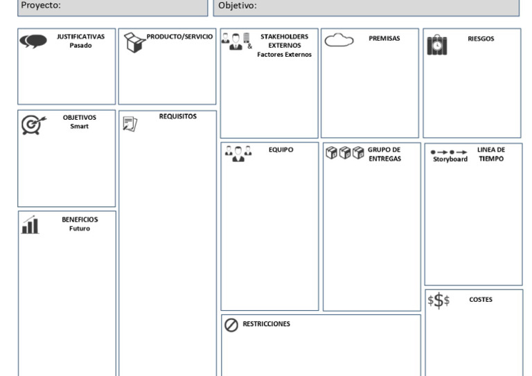 Plantilla Project Model Canvas | PDF