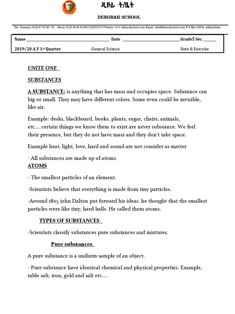 GRADE 5 General Science-1 | PDF