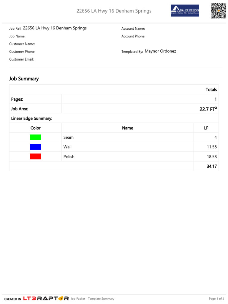 LA Hwy 16 Denham Springs JobPacket | PDF | Secondary Sector Of The ...
