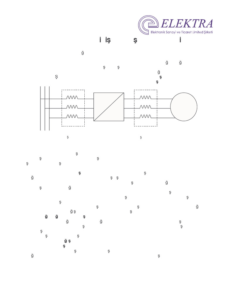 ELEKTRA Motor Surucu Giris Ve Cikis Reaktorleri | PDF